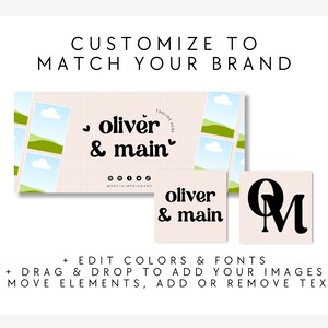 Retro Facebook Cover Template, Neutral Facebook Banner, Facebook Icon ...