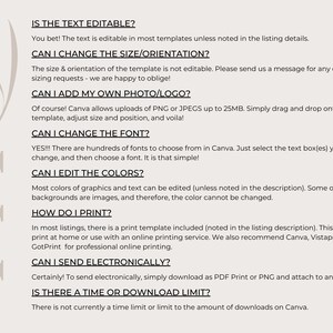 Small Business Care Card Template Minimal Thank You Card | Etsy