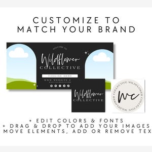 Black Facebook Cover Template, Modern Facebook Banner, Facebook Icon ...