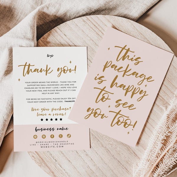 Package Insert - Etsy