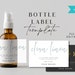 Bottle Label Template Editable Room Spray Label Template 2x2 - Etsy