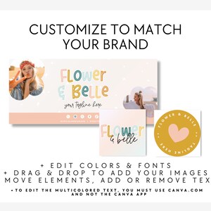 Rainbow Facebook Cover Template, Pastel Facebook Banner, Facebook Icon ...