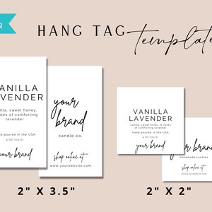 Editable Hanging Tags Template Printable Label Template - Etsy