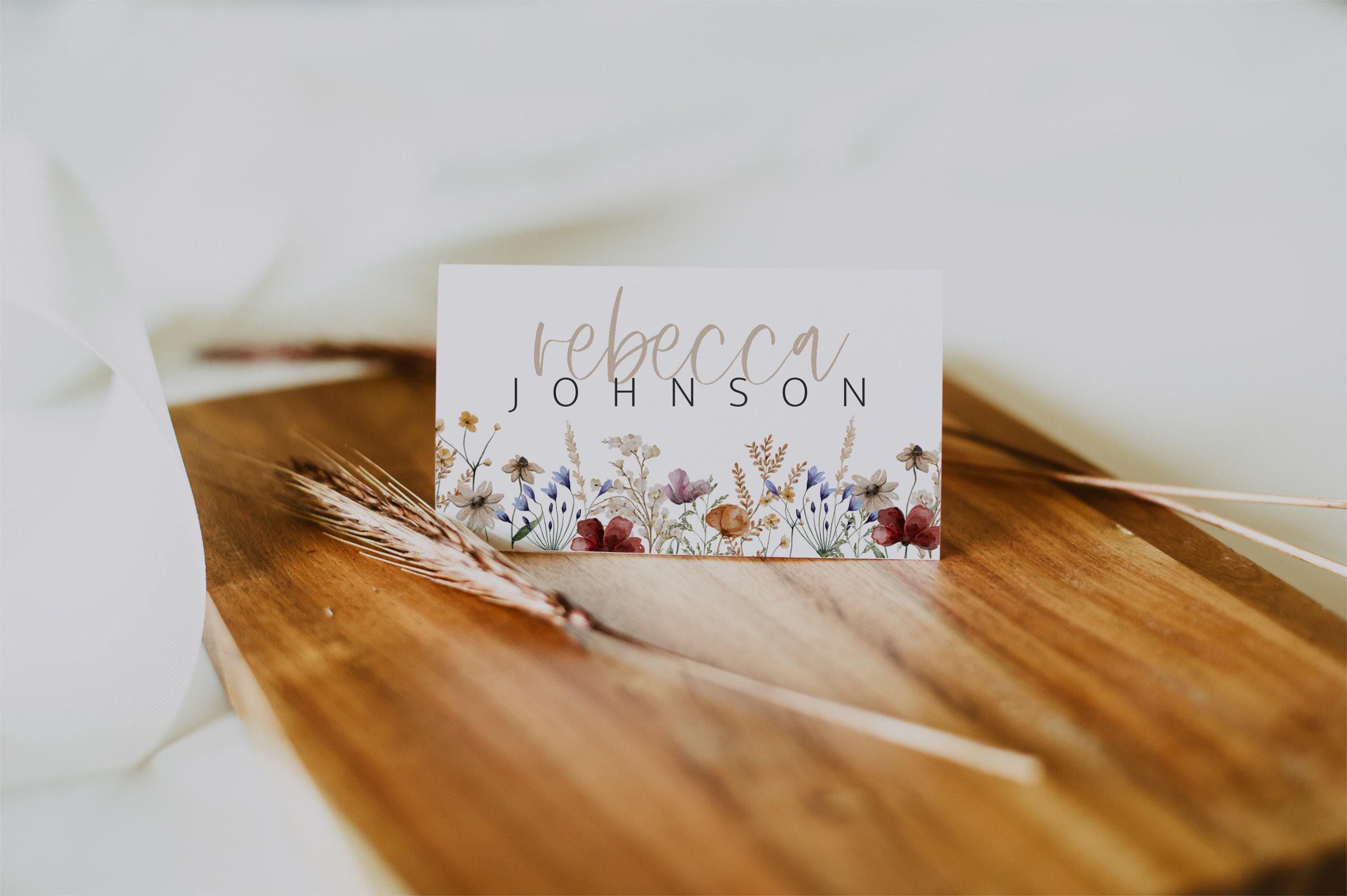 Boho Business Card Template Canva, INSTANT DOWNLOAD, Printable ...