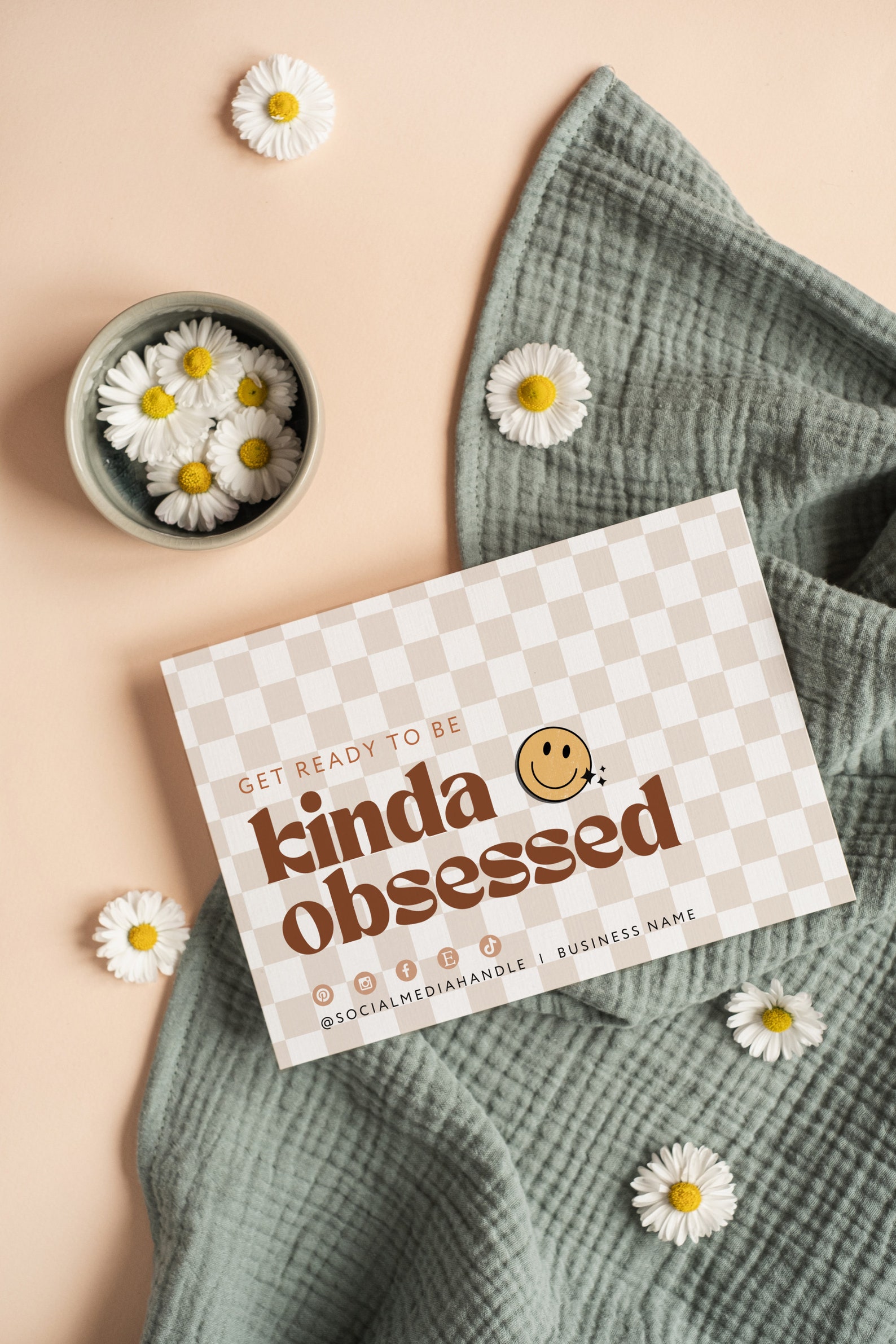 Retro Care Instructions Template Business Thank You Template - Etsy