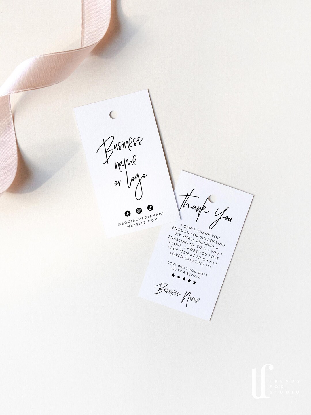 Editable Hang Tag Canva Template, Printable Product Swing Label ...