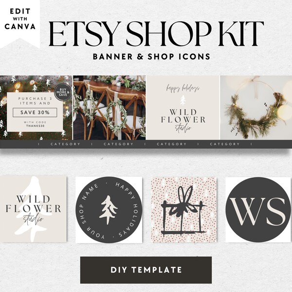 Shop Icon Template - Etsy