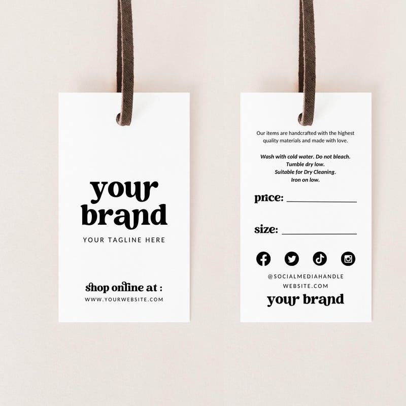 Retail Swing Tag - Etsy