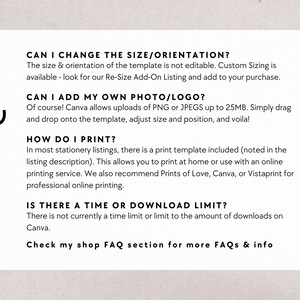 Garment Care Card Template INSTANT DOWNLOAD Simple Care Card - Etsy