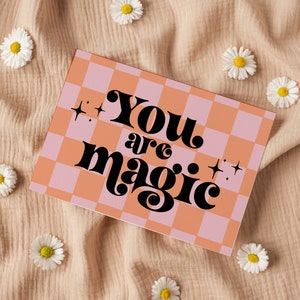 Retro Thank You Card Template, Editable Business Thank You Card ...