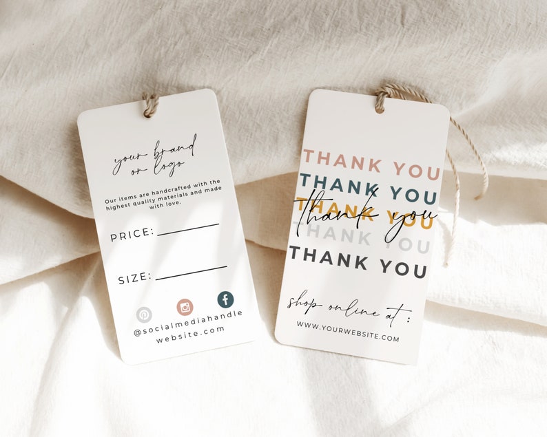 Editable Hanging Tag Template Printable Label Template - Etsy