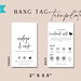 Editable Washing Instructions Tag, Printable Hang Tag Template ...