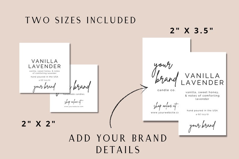 Editable Hanging Tags Template Printable Label Template - Etsy