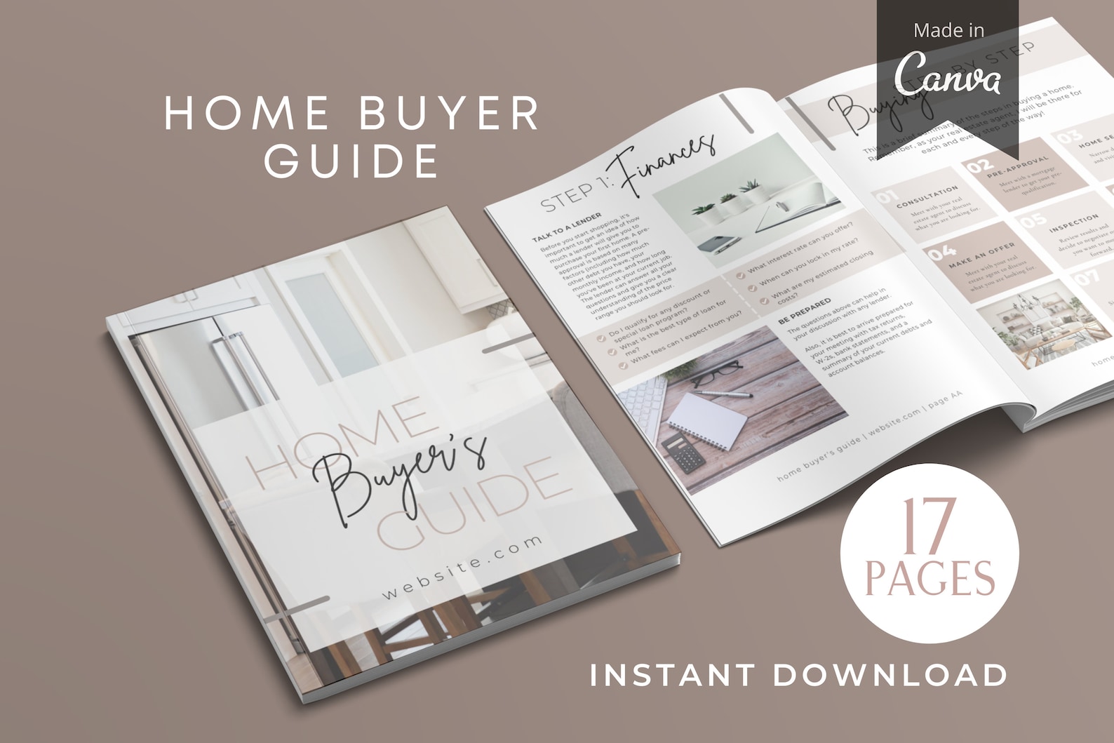 Editable Realtor Home Buyer Guide Real Estate Buyer Guide Real - Etsy ...