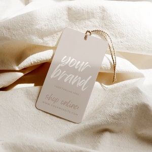 Editable Hanging Tags Template Printable Fashion Label - Etsy