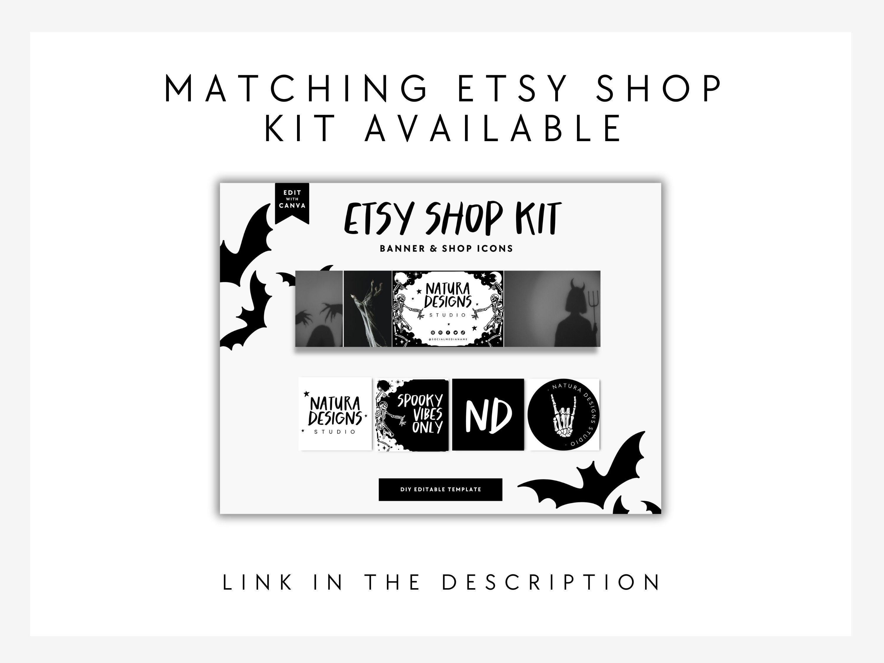 Spooky Halloween Facebook Cover, Goth Banner Canva Template - Etsy
