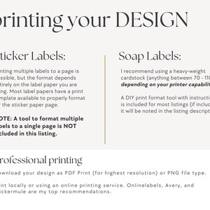 Reed Diffuser Label Template, Editable Product Label Template, DIY ...