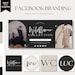 Black Facebook Cover Template, Modern Facebook Banner, Facebook Icon ...