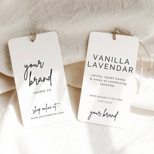 Editable Hanging Tags Template Printable Label Template - Etsy