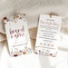 Editable Boho Hang Tag Template, Printable Garment Label Template ...