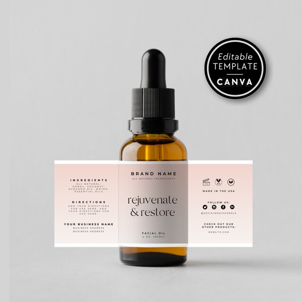 Facial Oil - Etsy UK
