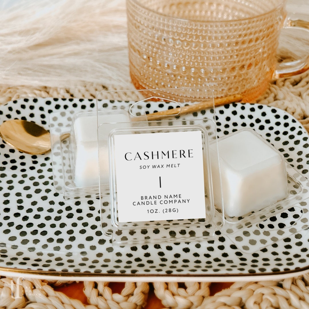 Wax Melt Sampler Clamshell Label Canva Template, 1 Oz Single Cavity Wax ...