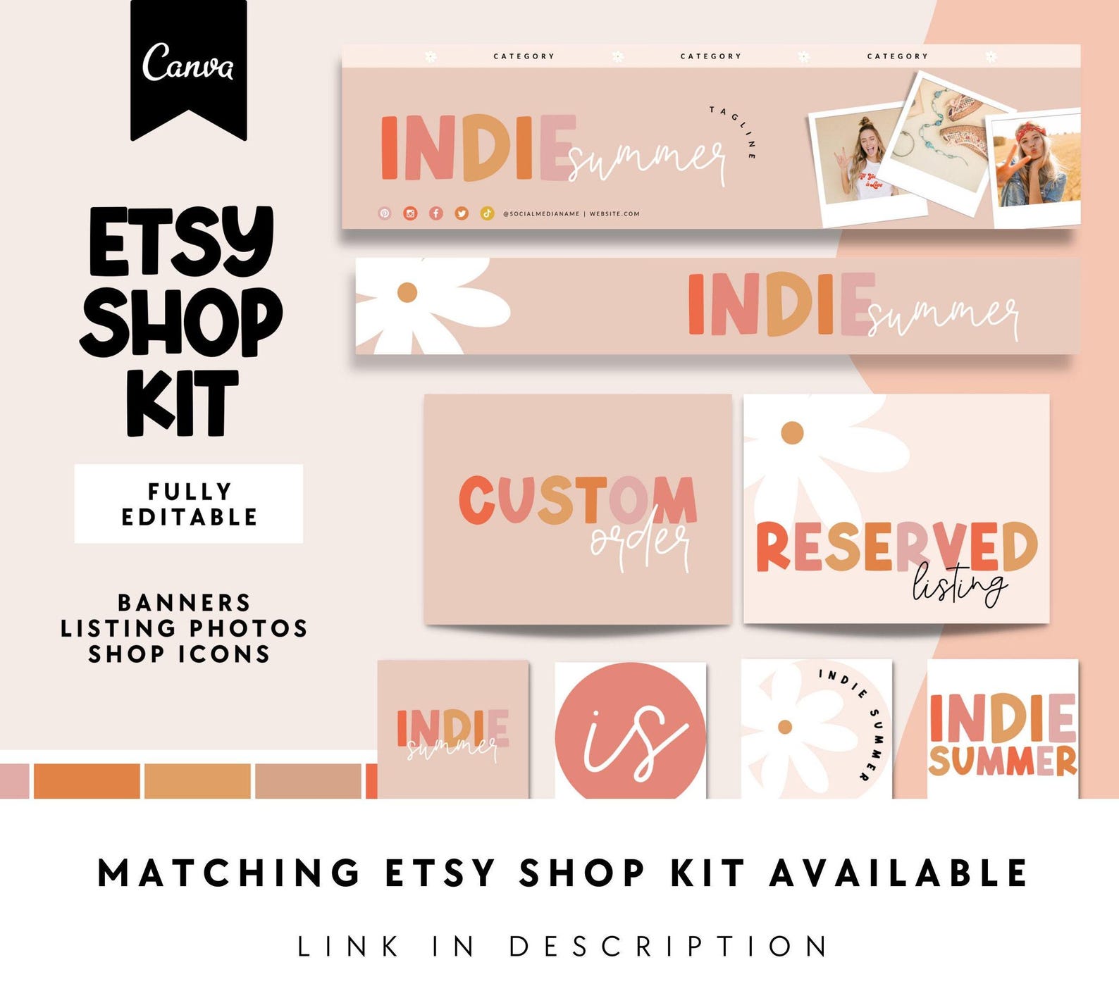 Rainbow Facebook Cover Template, Pastel Facebook Banner, Facebook Icon ...