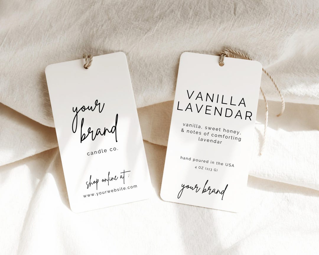 Editable Hanging Tags Template, Printable Label Template, Editable ...