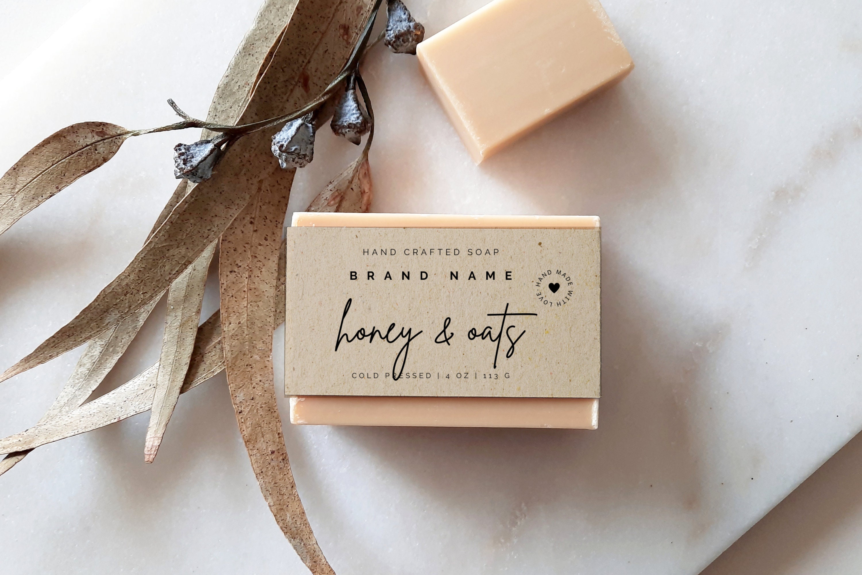 Printable Soap Label Template Customizable Soap Bar Wrap | Etsy Canada