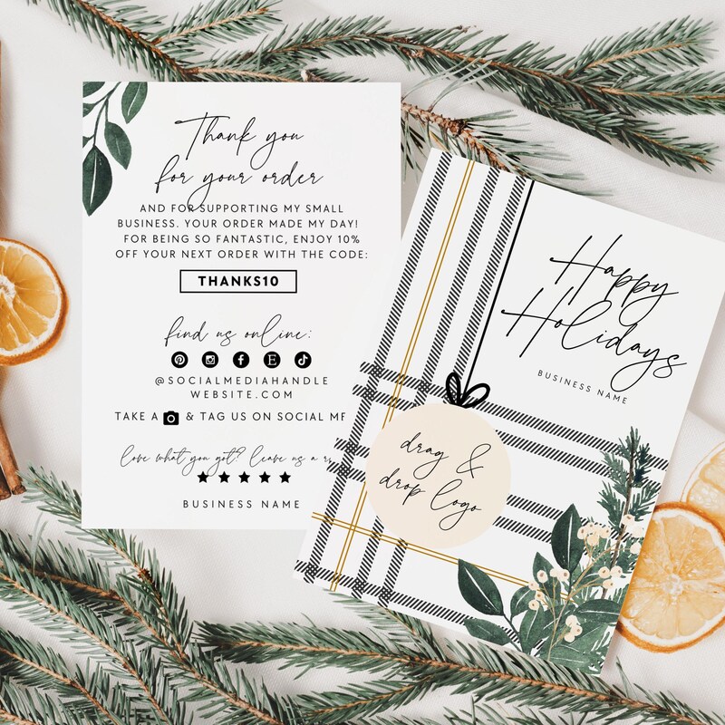 Rustic Holiday Cards - Etsy