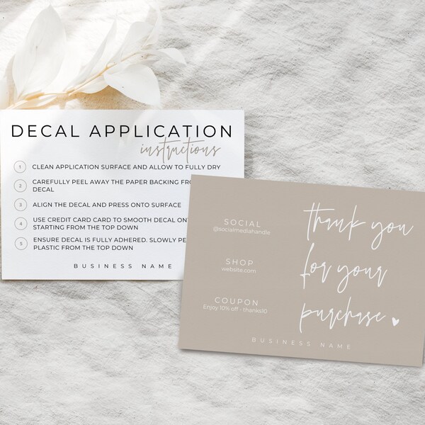 Vinyl Decal Packaging - Etsy