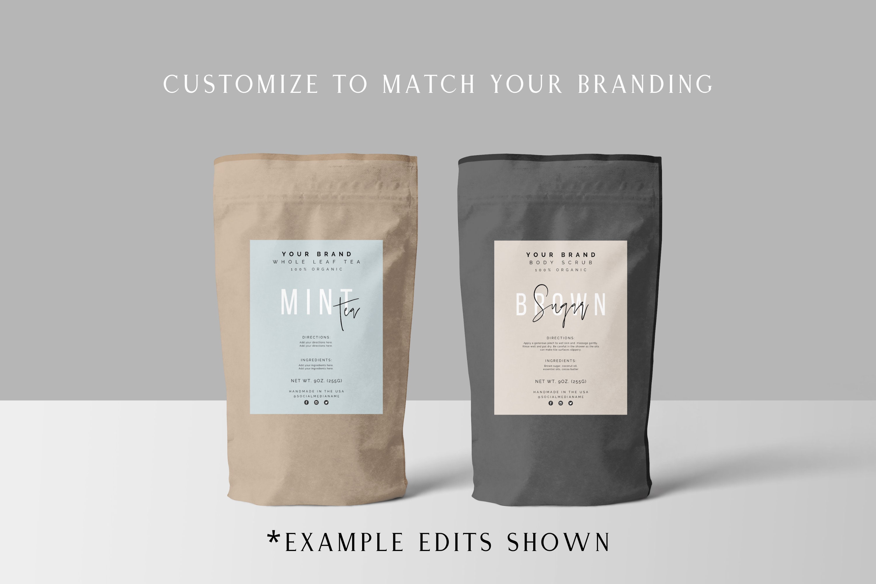 Label Layout Examples