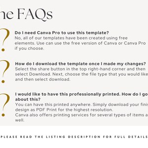 Printable Price List & Payment Sign, Minimal QR Code Sign Template ...