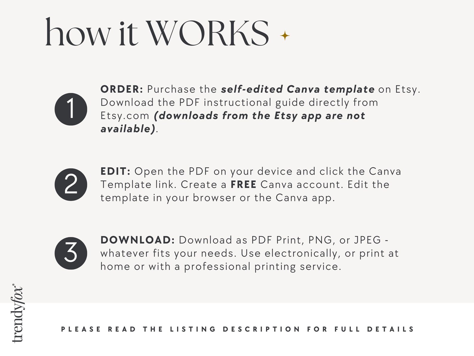 DIY Tri-fold Printable Price List Template, Editable Trifold Price ...