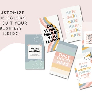 Rainbow Retro Instagram Story Templates Canva, IG Stories, Instagram ...