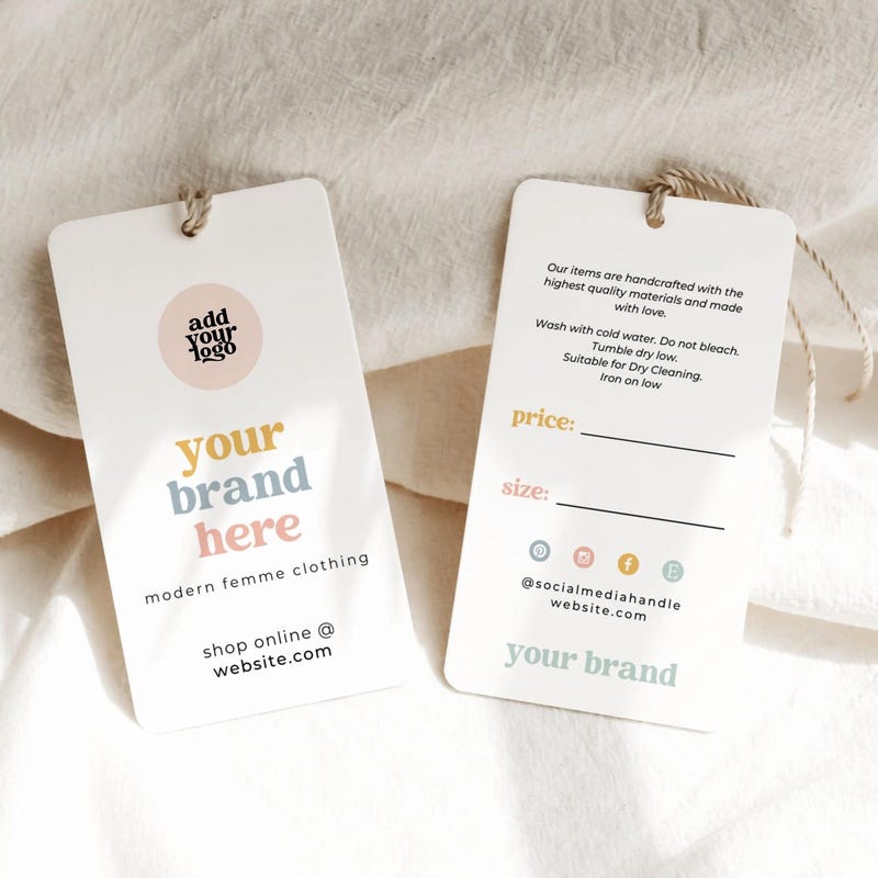 Hanging Labels - Etsy