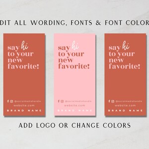 Modern Box Label Template, Editable Packaging Labels, Order Packaging ...