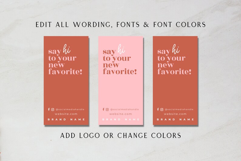 Modern Box Label Template Editable Packaging Labels Order | Etsy