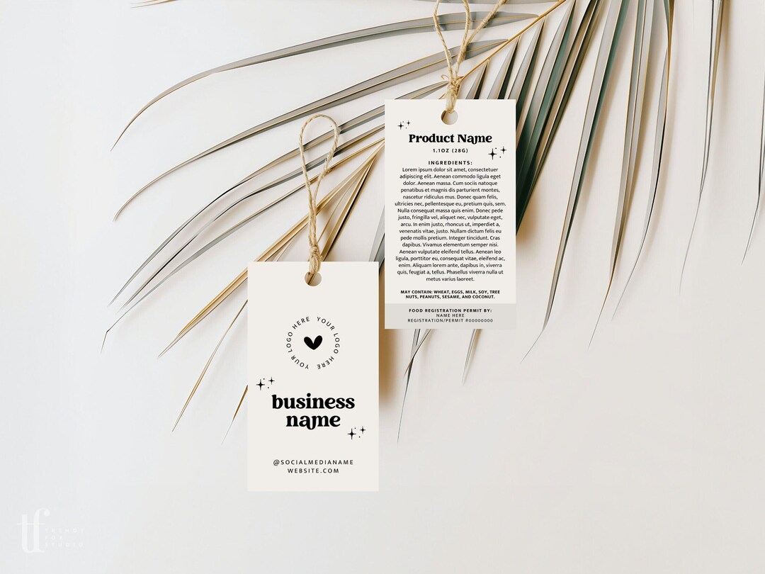 Editable Ingredients Label Canva Template, Cottage Food Label, Cake Pop ...