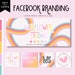 Rainbow Facebook Cover Canva Template, Pastel Colorful Facebook Banner ...