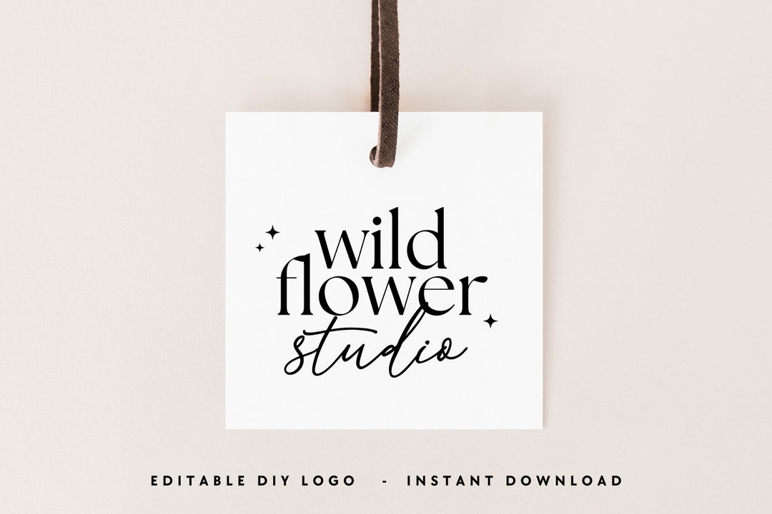 Premade Modern Logo Design, Signature Text Logo, Handwritten Logo ...