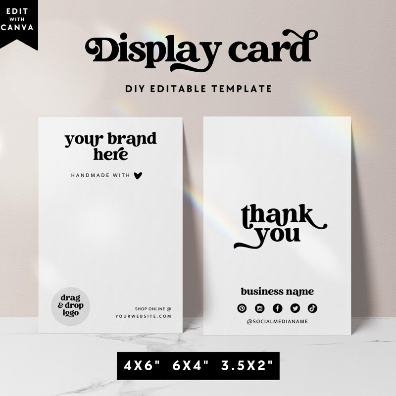 Display Cards - Etsy