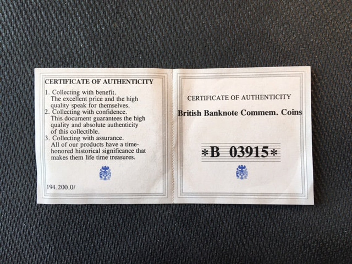 2007 UK Adam Smith 20 Pounds Bank Note Coin Series F - Etsy UK