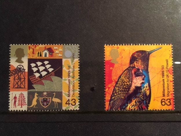 1999 Royal Mail Millennium Stamps Settlers' Tale - Etsy Australia