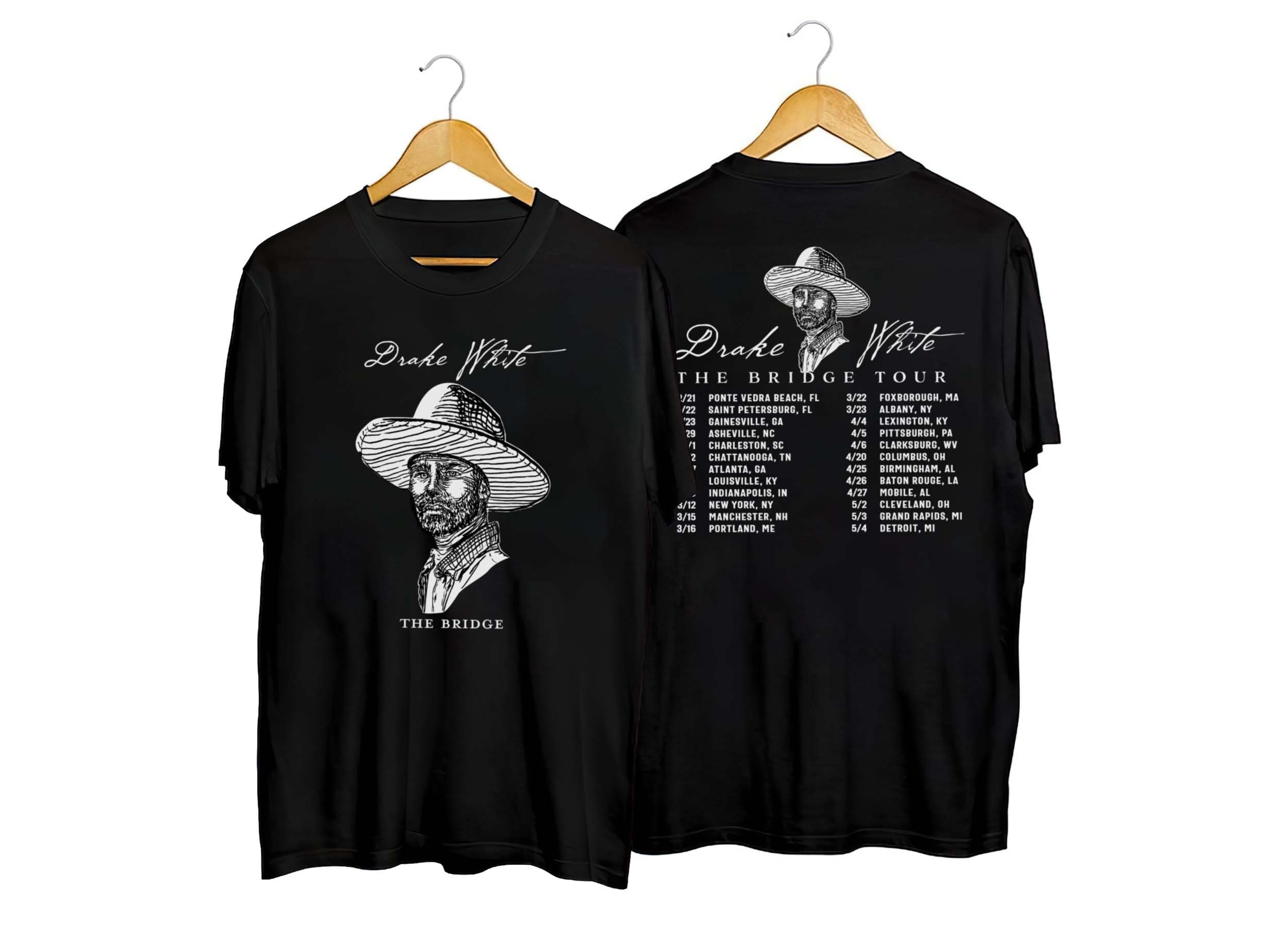 Drake White 2024 The Bridge Tour Shirt, Drake White Shirt, Drake White ...