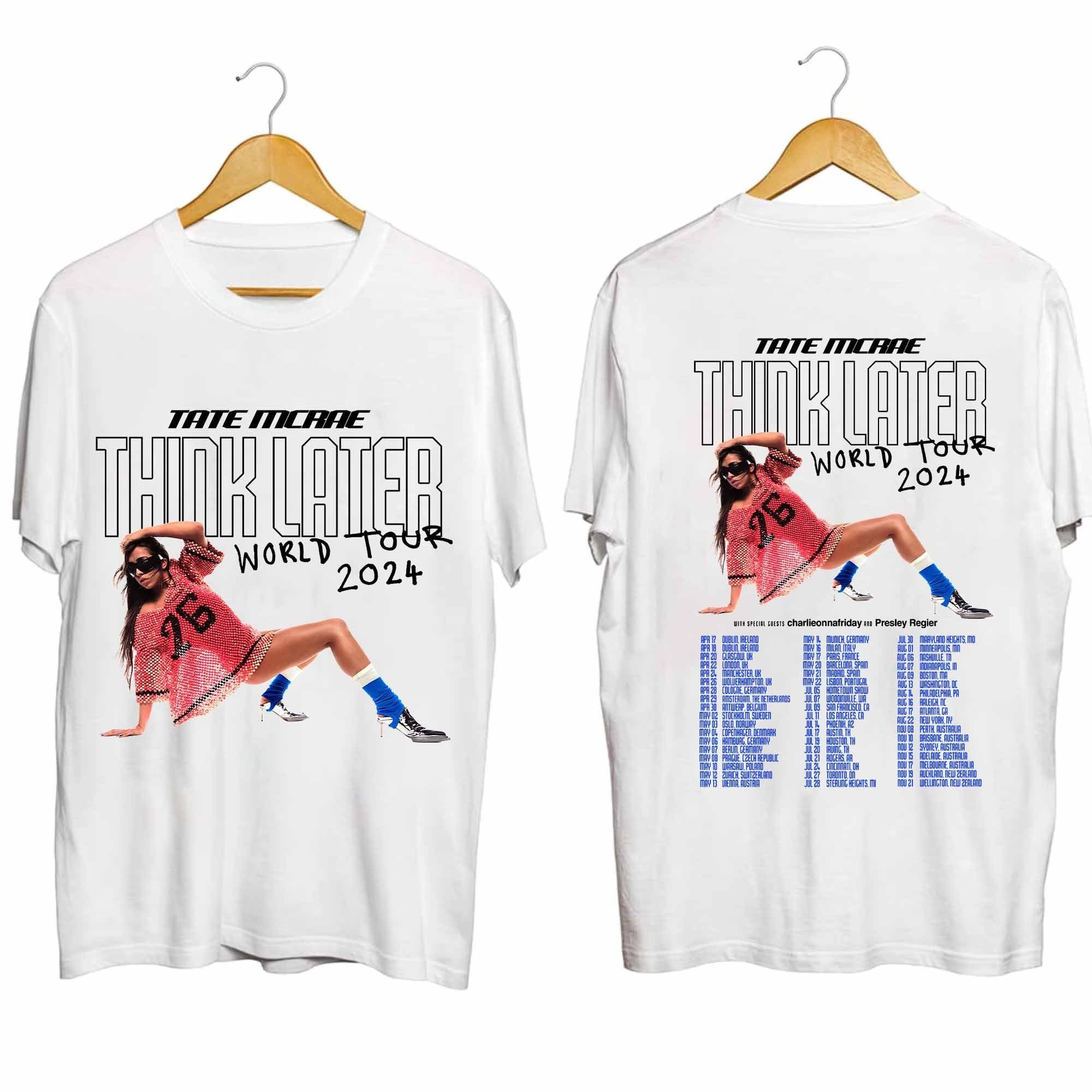 Tate McRae The Think Later World Tour 2024 Tour Shirt, Tate McRae Shirt ... Tate McRae The Think Later World Tour 2024 Tour Shirt, Tate McRae Shirt ...