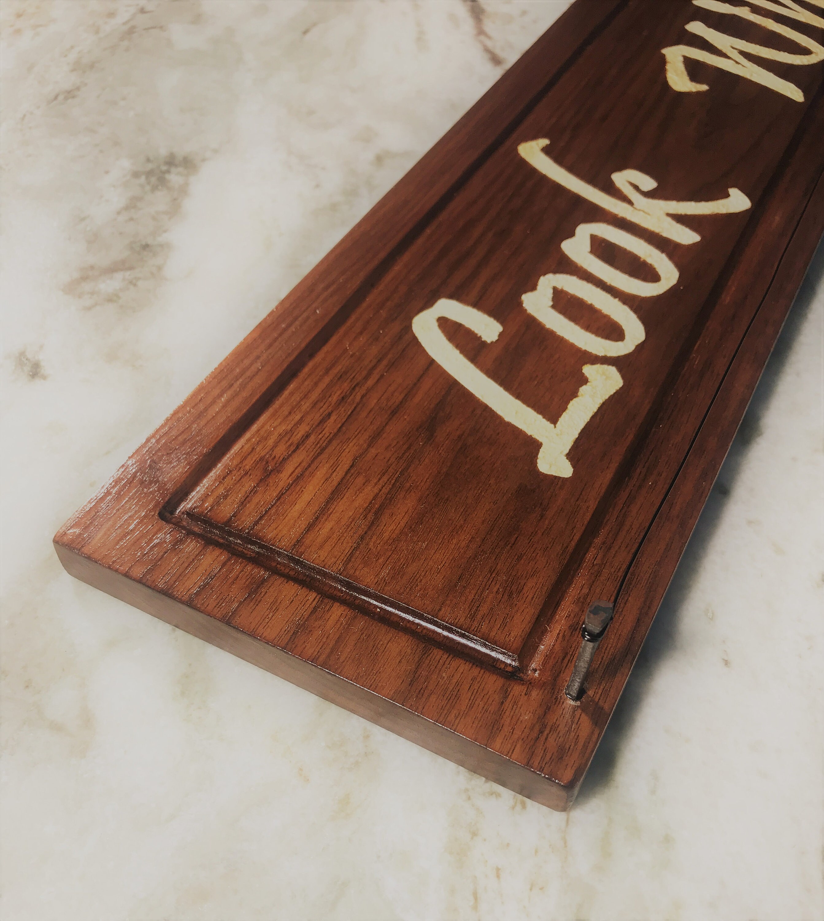 Wood Sign Art Display / Walnut Sign / Wall Art / Home Decor - Etsy