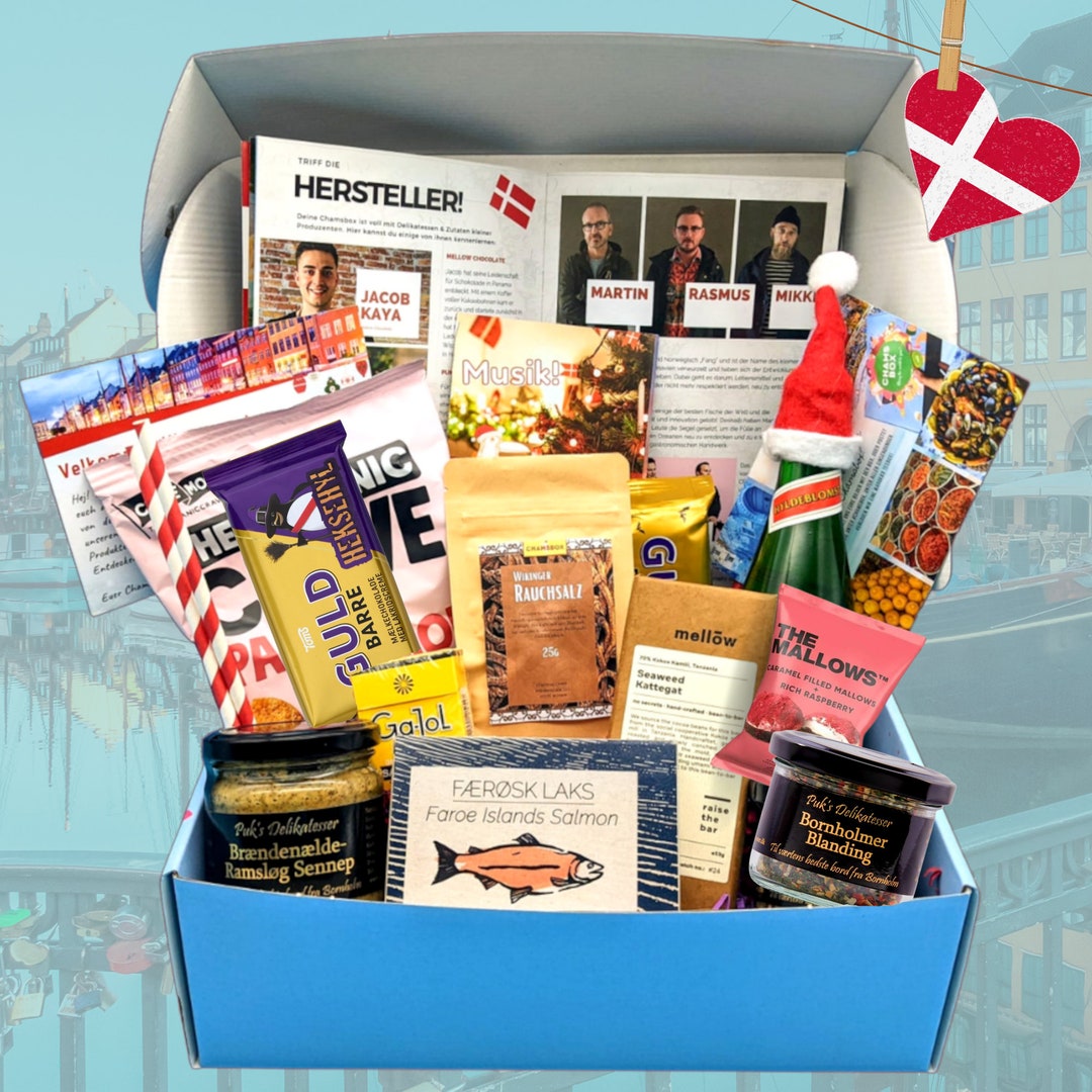 Denmark Box Hygge Cooking Box Gourmet Box Personalized Gift Box ...