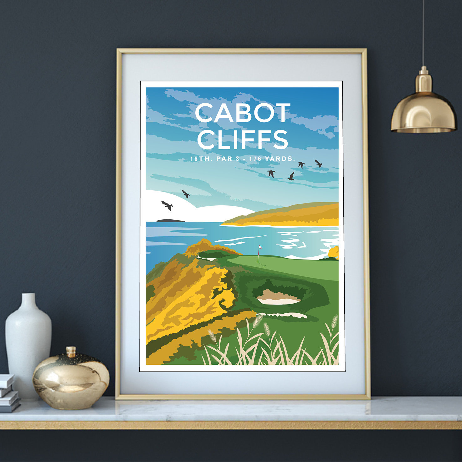 Cabot Cliffs Golf Links 16th Hole Nova Scotia Canada Canadian - Etsy