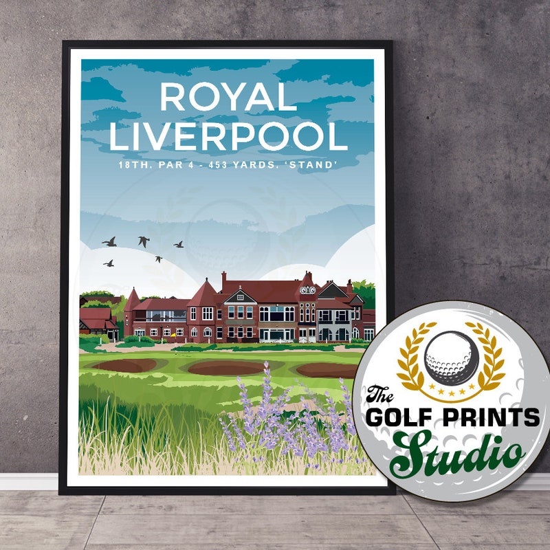 Royal Liverpool Golf Art - Etsy UK